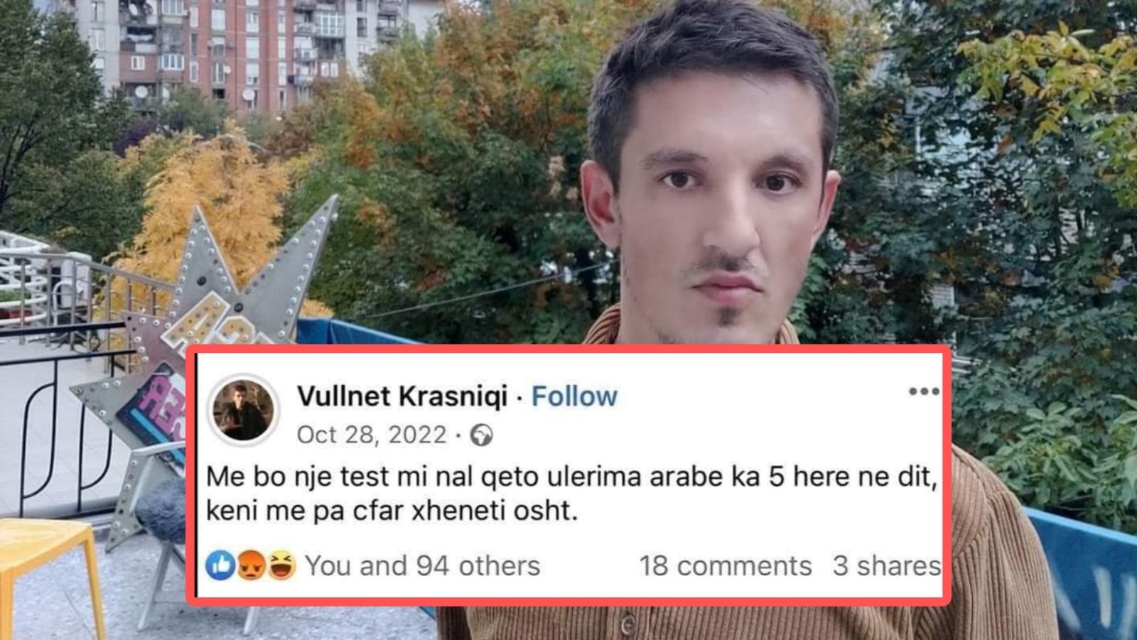 Gazetari Vullnet Krasniqi ofendon muslimanët, ezanin e quan ulërimë! - RTI